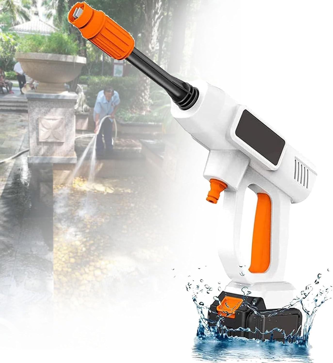Amazon.com : Handheld Power Cleaner Water Gun,Cordless Portable ...