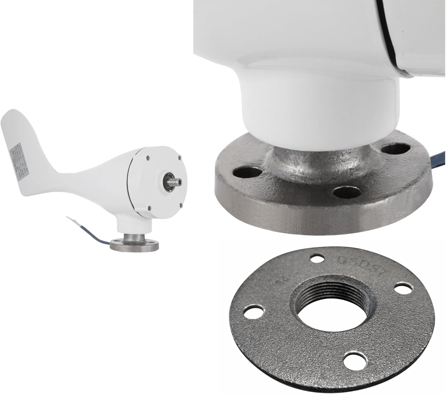 Amazon.com: Gridless Revolution Economy Wind Turbine Flange to 1-1/4 ...