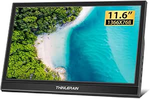 Amazon.com: Thinlerain 11.6 inch Portable Monitor - Dual HDMI Laptop ...
