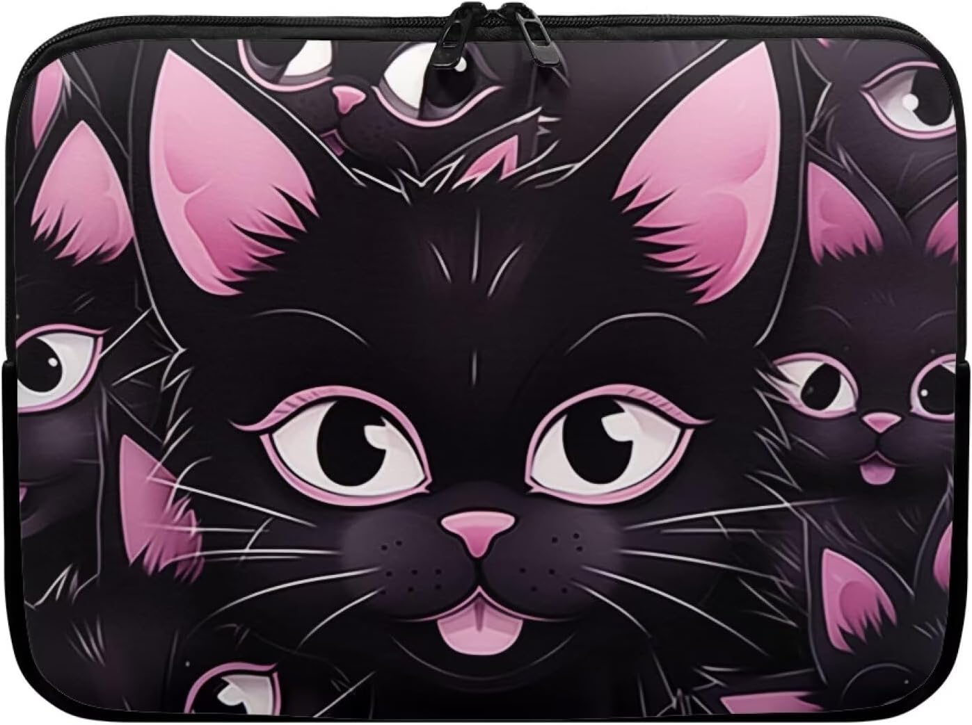 Amazon.com: Nittanovaca Black Cat Printed Laptop Briefcase for Women ...