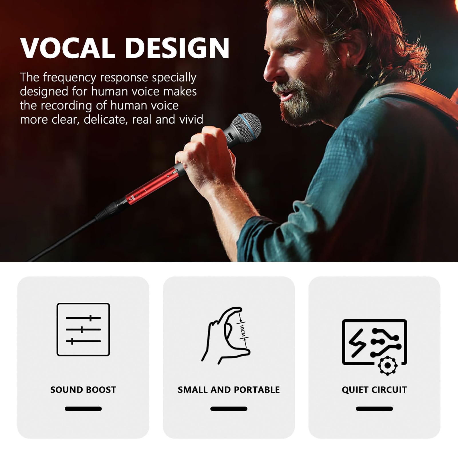 Snapklik.com : Inline Microphone Preamp, High Gain 28dB, Lossless ...