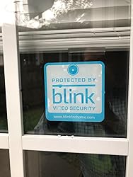 Amazon.com: Protected by Blink Video Security Window Decals, Pack of 3 ...