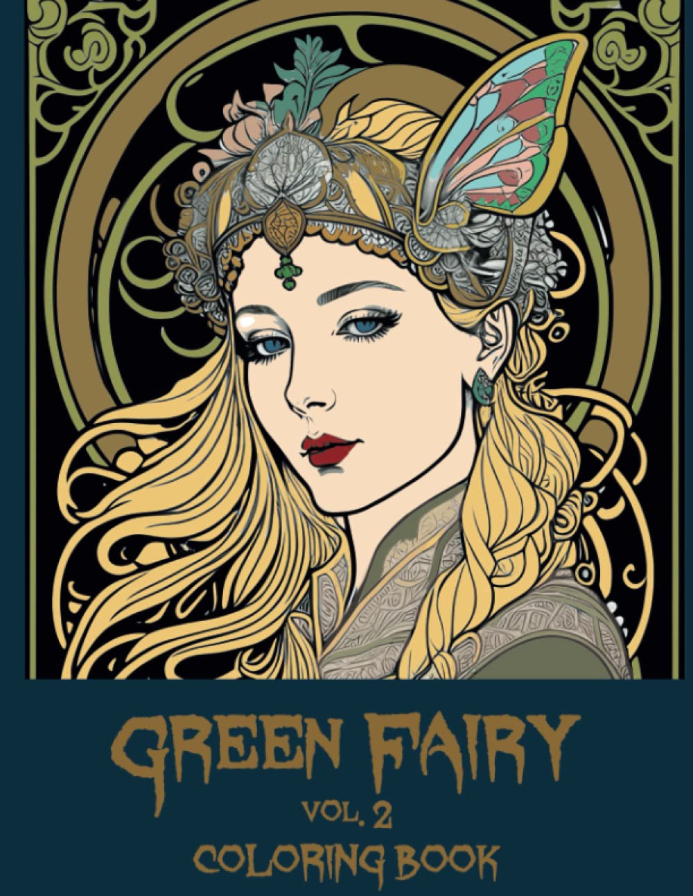 Amazon.com: Green Fairy Absinthe Art Coloring Book Occult Females ...
