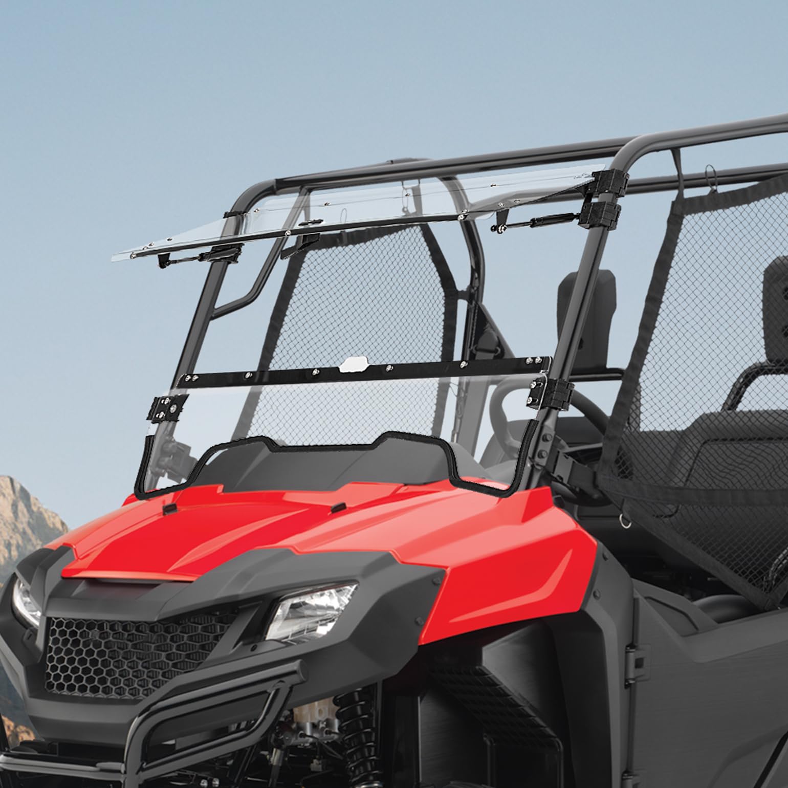 Amazon.com: KEMIMOTO UTV Flip Up Windshield Compatible with Pioneer 700 ...
