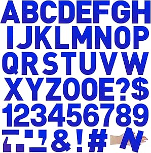 Amazon.com: 184 Pcs Large Vinyl Letter Stickers 6 Inch Big Alphabet ...