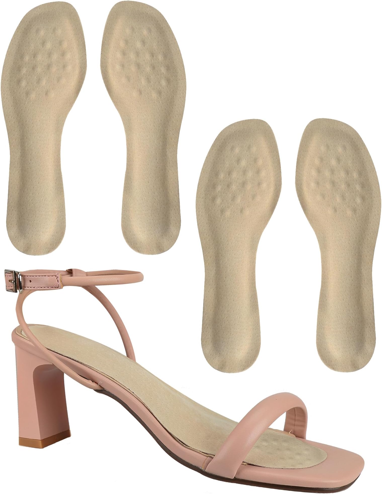 Amazon.com: Unribeau 3/4 High Heel Cushion Insoles, Self-Adhesive Arch ...