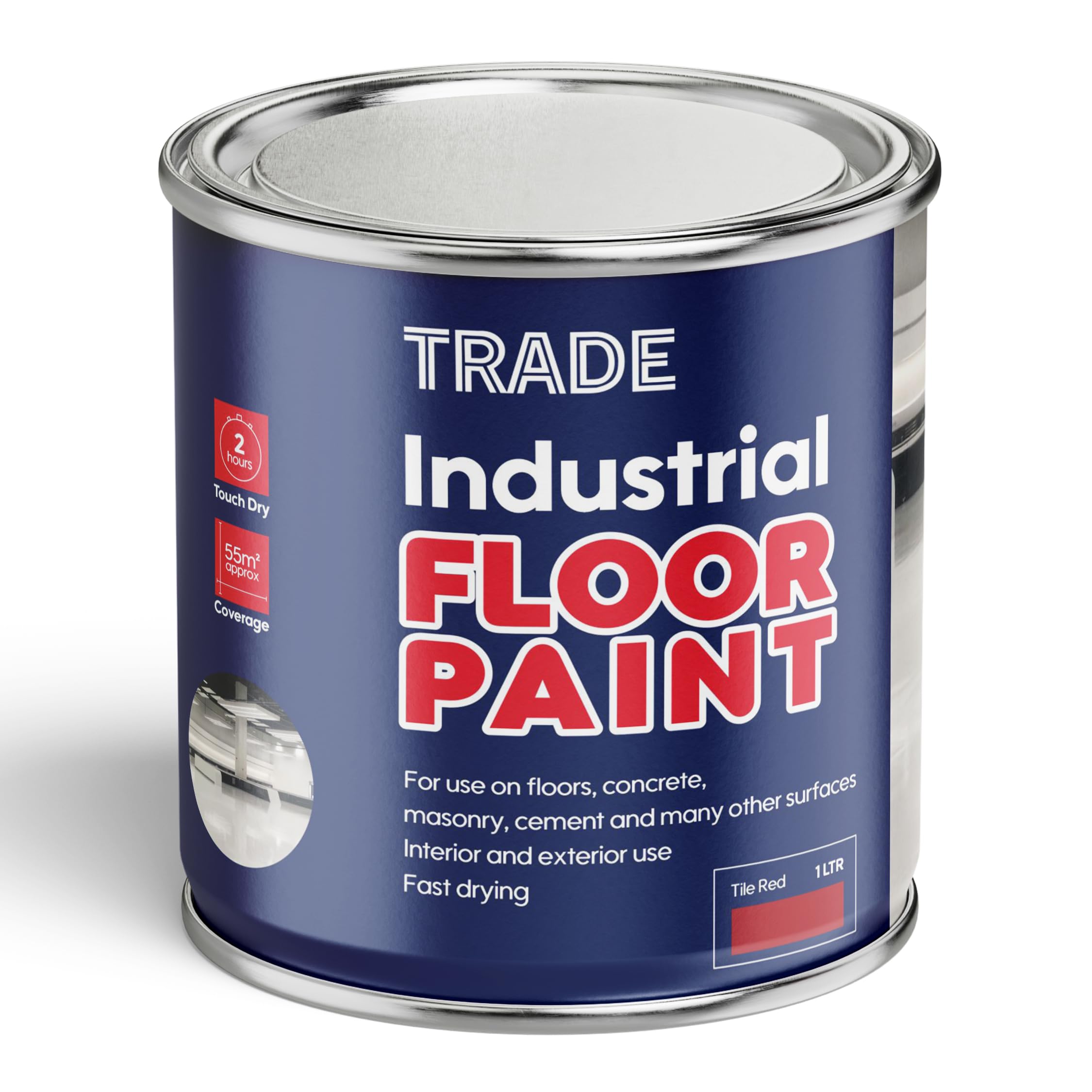 Morgan's Trade 1L Industrial Floor Paint-Ideal For Concrete, Masonry ...