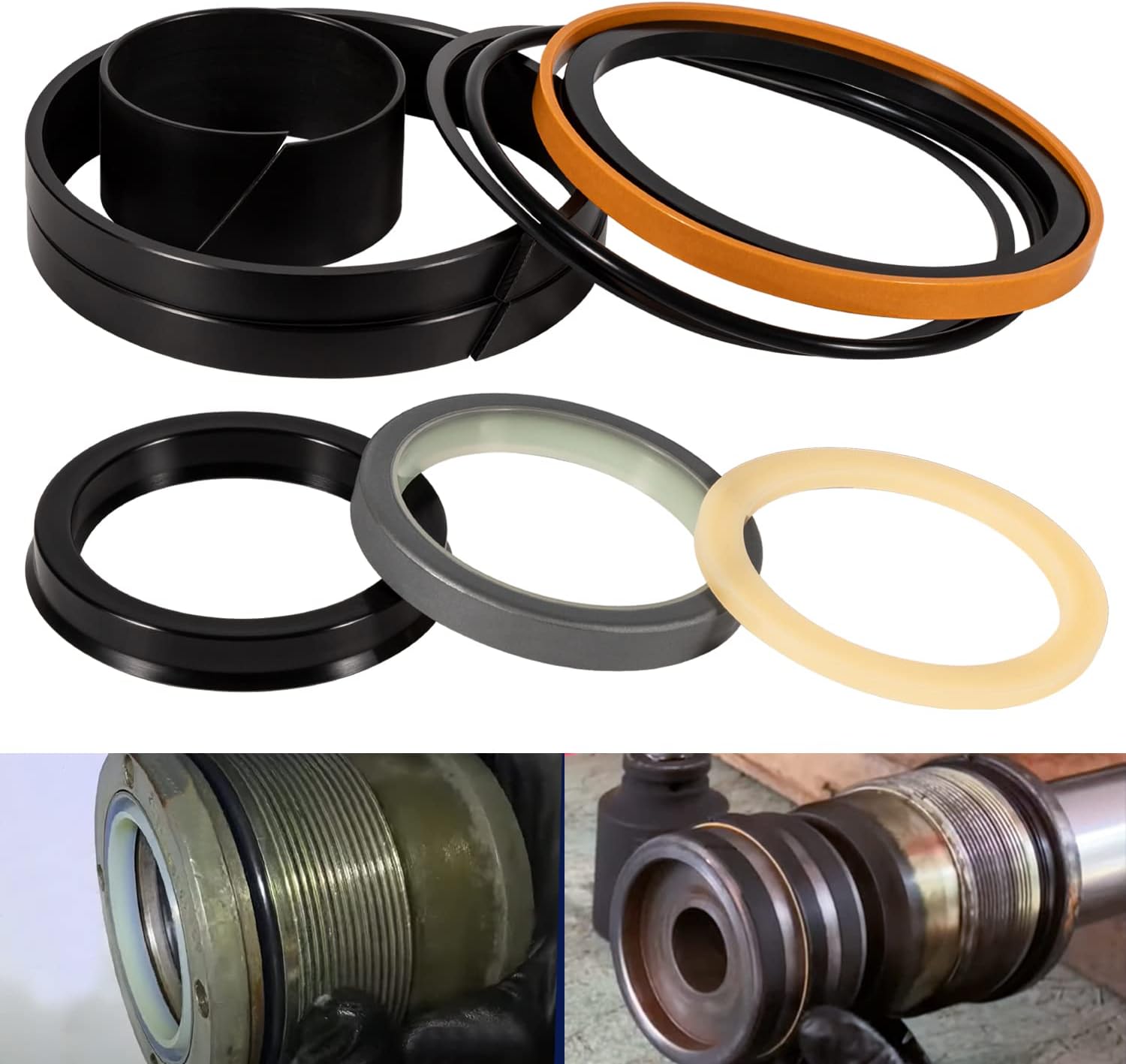 Amazon.com: WIKIBB Lift Hydraulic Cylinder Seal Kit For 2 Post Lift ...