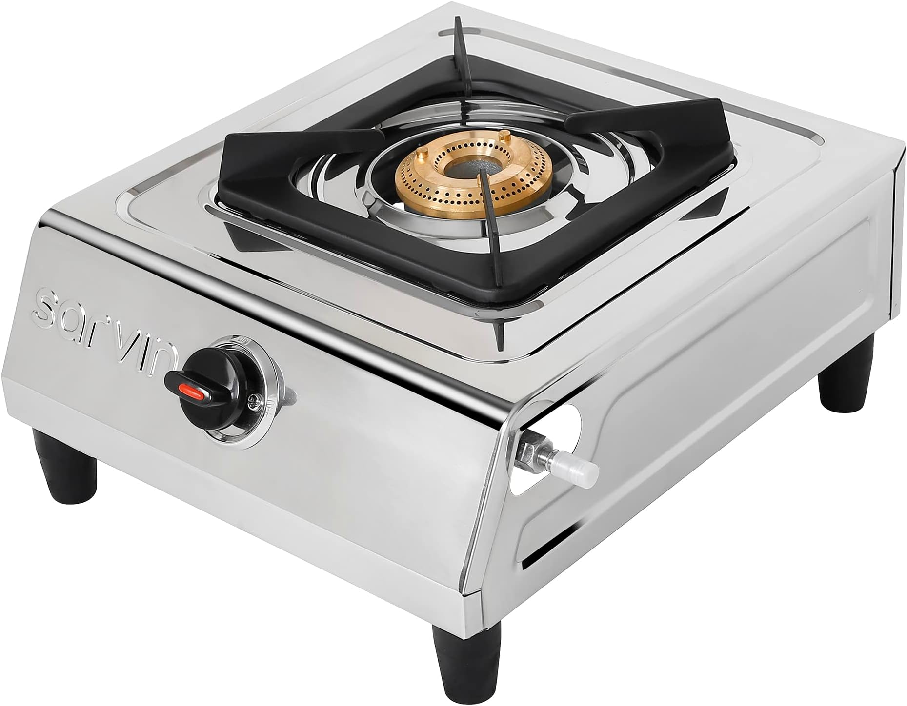 Sunflame Single Burner Glass Top Gas Stove | 1 Jumbo Brass Burner | 2 ...