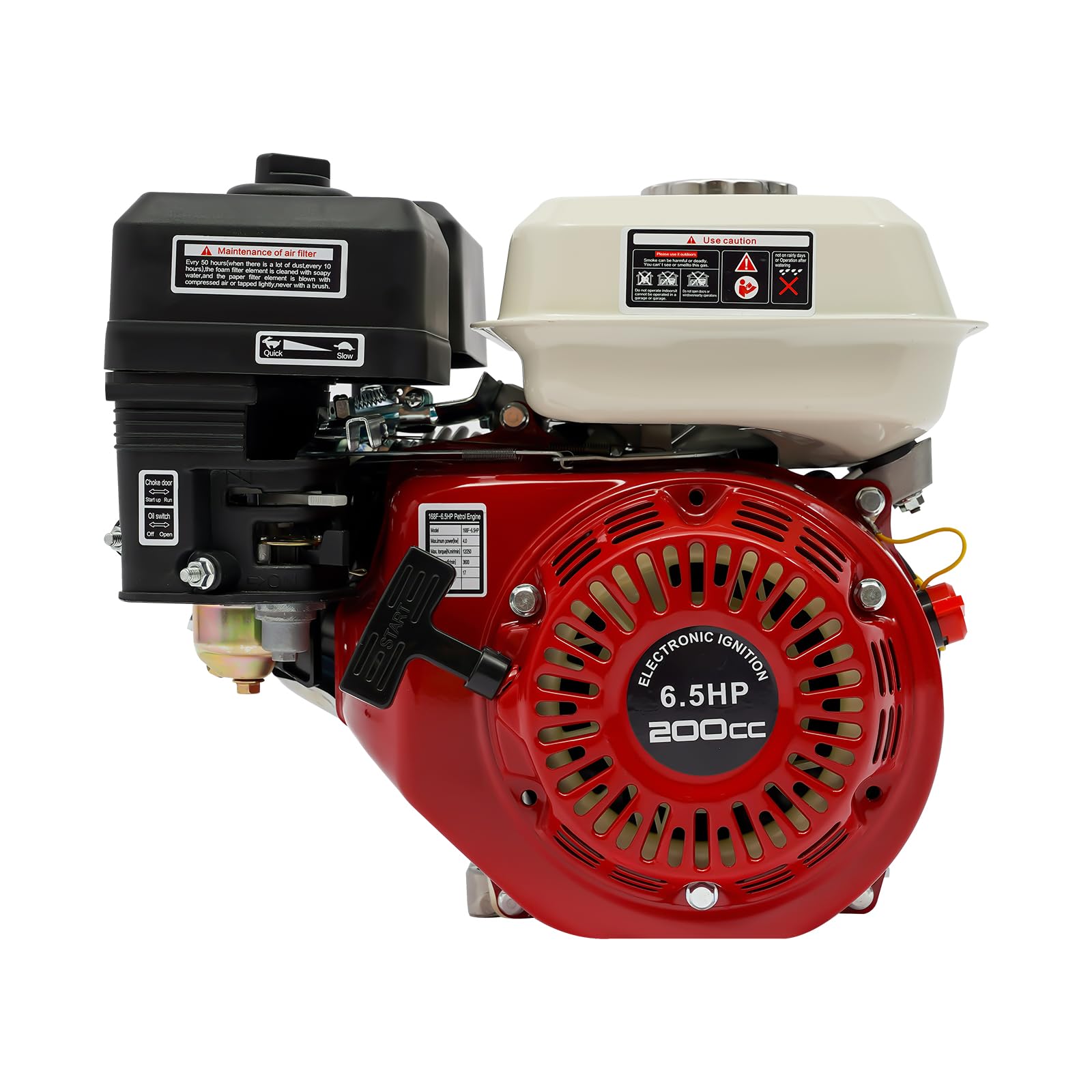 Motor de Gas 200CC 6.5Hp 4 Ti... - B0D2VMPGR6 | Encarguelo.com