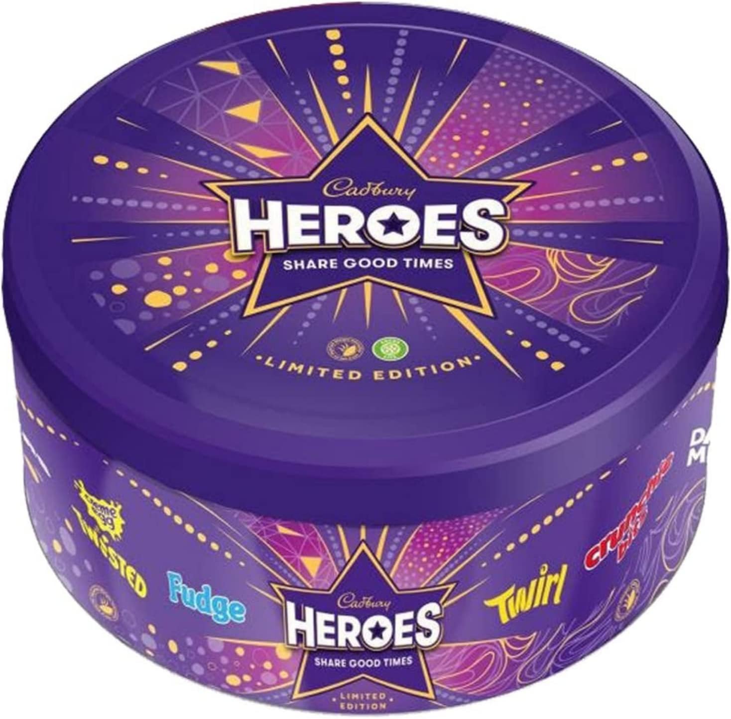 Cadbury Heroes Chocolate Tub, 800g : Amazon.co.uk: Grocery