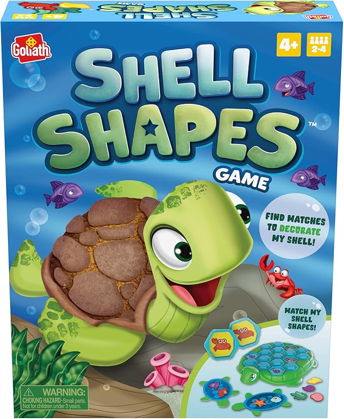 Amazon.com: Shell Shapes Game - Develops Memory and Matching Skills As ...