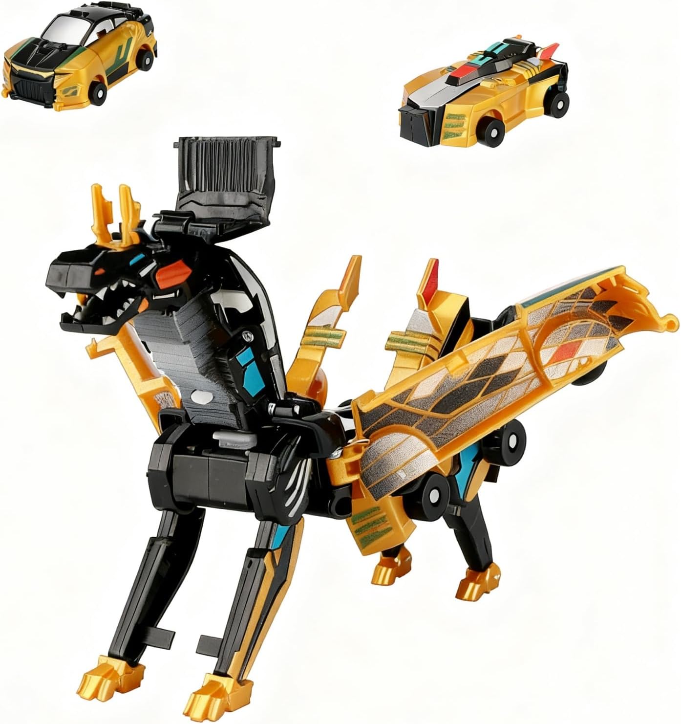 Amazon.com: Collision Transforming Dinosaur Car Toy, Magnetic Toy Cars ...