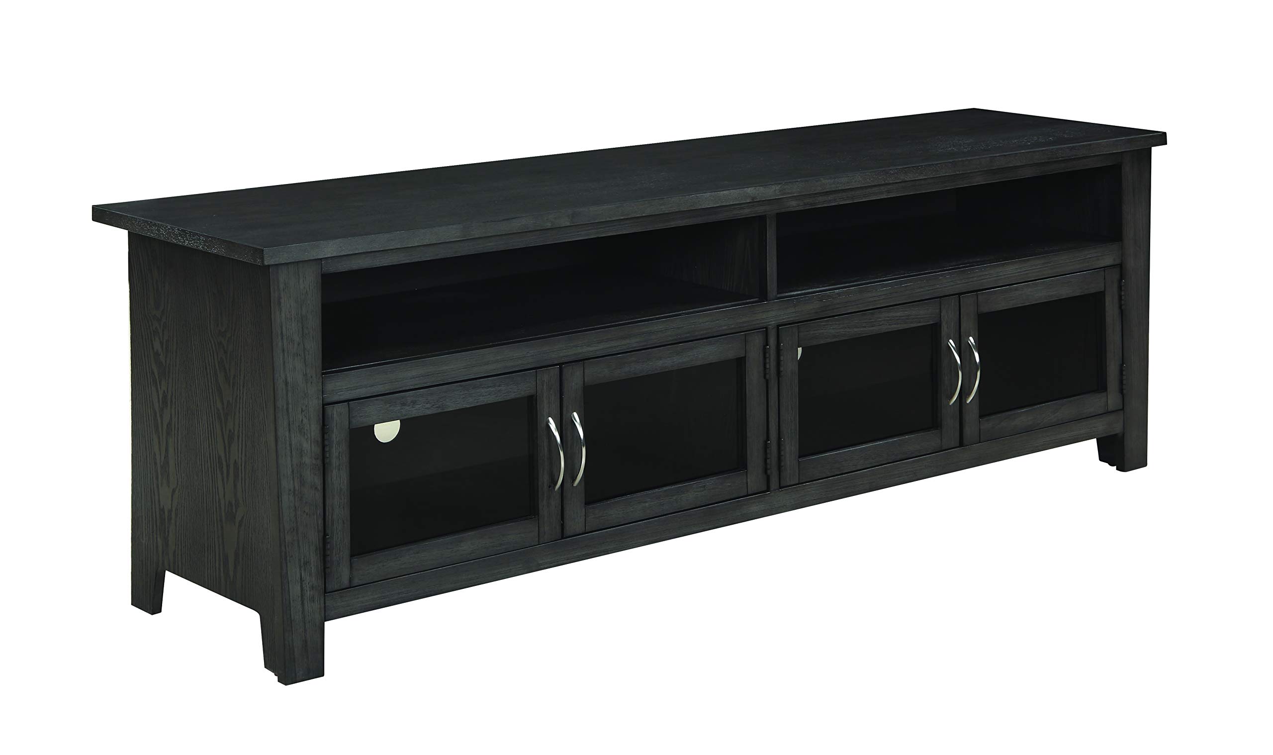 Amazon.com: Coaster Home Furnishings 72-inch 4-Door Dark Grey TV ...