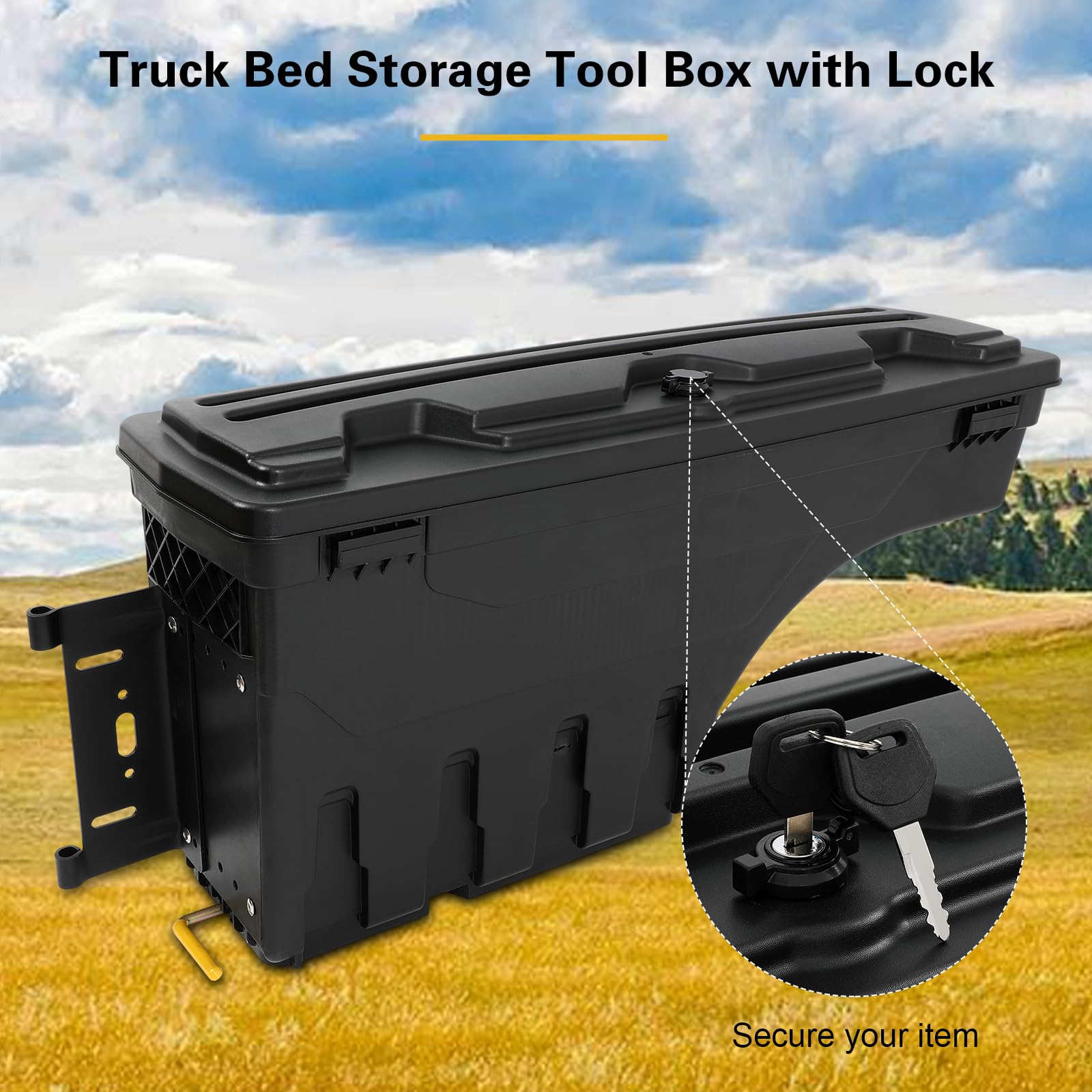 Snapklik.com : Passenger Side Truck Bed Storage Box Case Tool Box 2007 ...