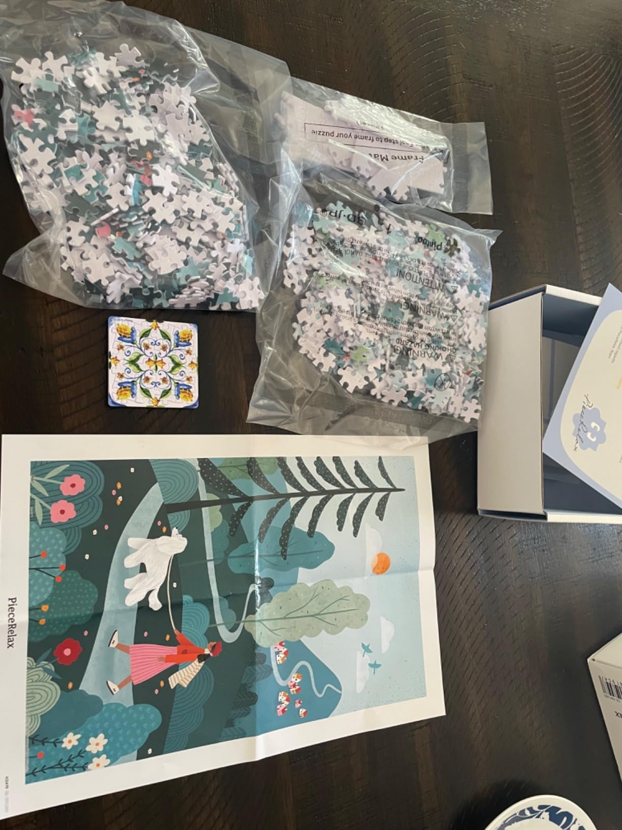 Amazon.com: PieceRelax Plastic Jigsaw Puzzles for Adults 600 Pieces Bea ...