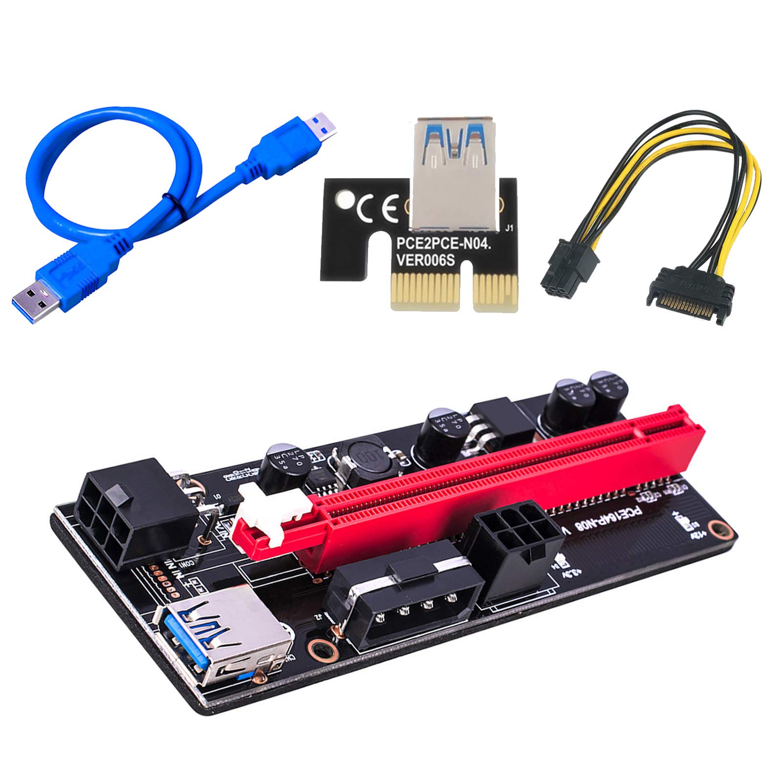 Pcie Riser 1x To 16x Graphics Extension For Gpu Mining | Desertcart KUWAIT