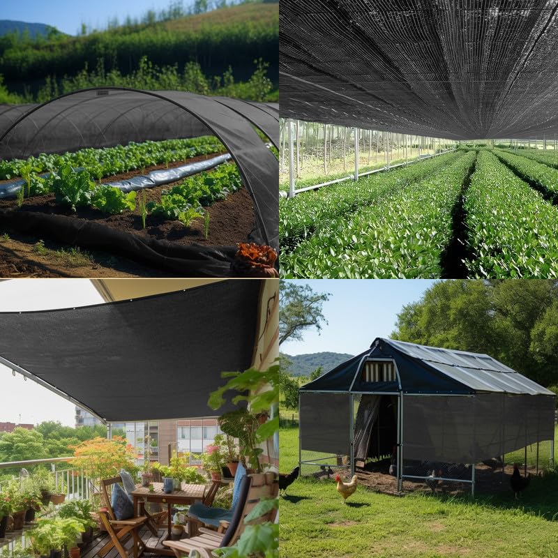 Snapklik.com : Amagenix 50% Black Shade Cloth, Resistant Garden Sun ...