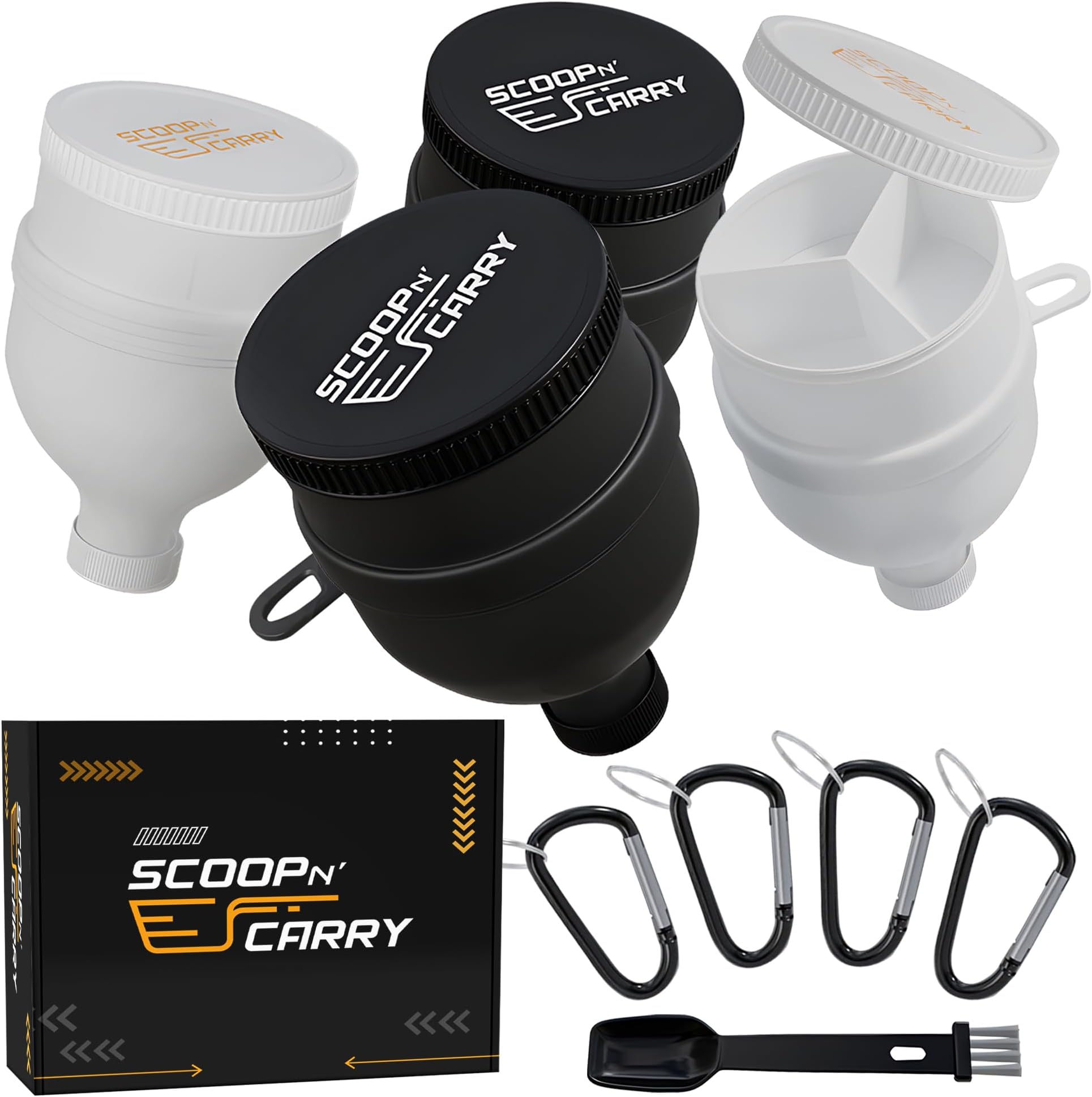 Amazon.com: Protein Powder Funnel Set - Sleek Water Bottle Funnel for ...