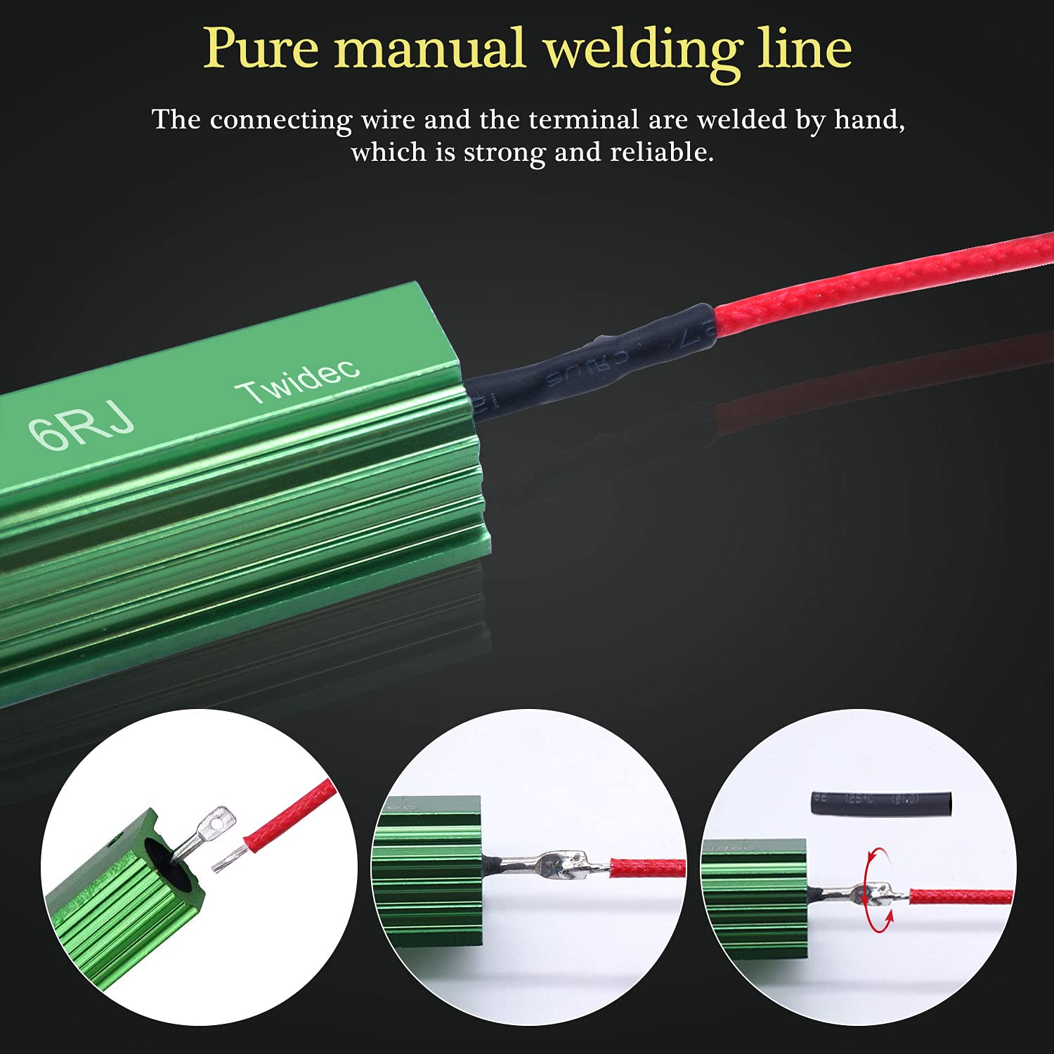 Snapklik.com : 8Pcs 50W 6Ohm LED Load Resistors For Fix LED Hyper Flash ...