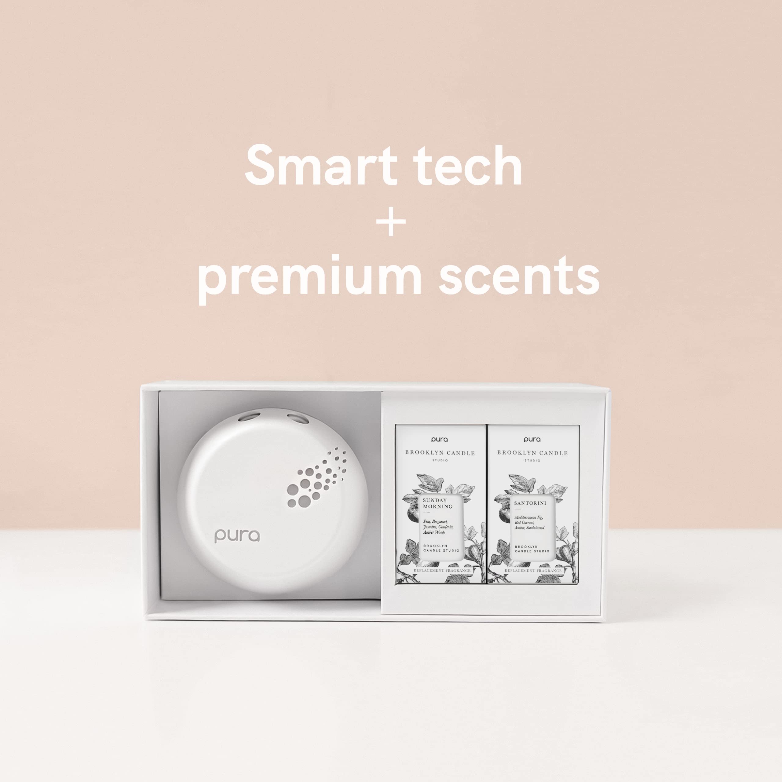 Pura - Smart Home Fragrance Device Starter Set V3 - Scent Diffuser for ...