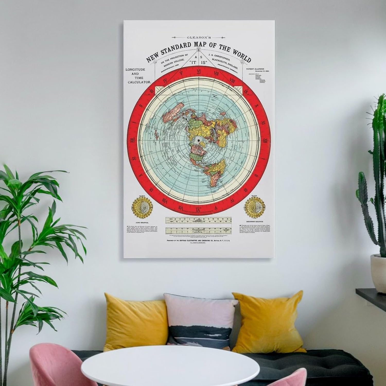 JGJKAOIY Alex Gleason 1892 Map Remake Standard World Philippines | Ubuy