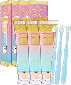 Amazon.com: 3Pack Nicotinamide Dazzle White Toothpaste Gel Fresh Breath ...