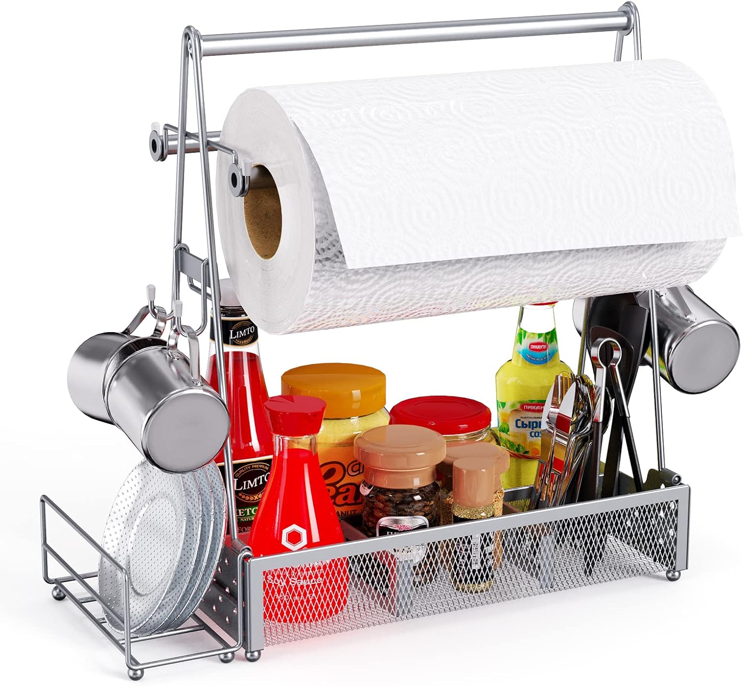 Amazon.com: Johamoo BBQ Caddy with Paper Towel Holder, Grill Caddy for ...