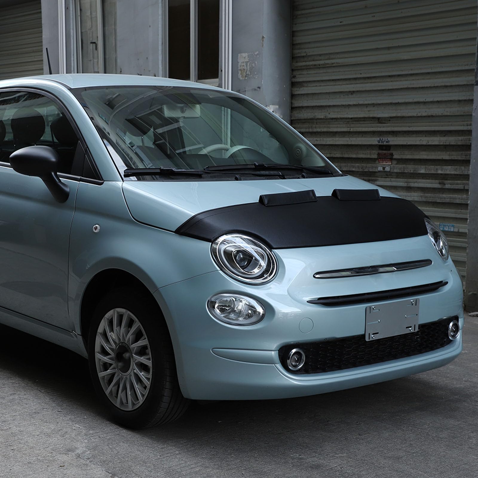 LLKUANG Car Engine Bonnet Hood Bra Compatible With Fiat 500 2007