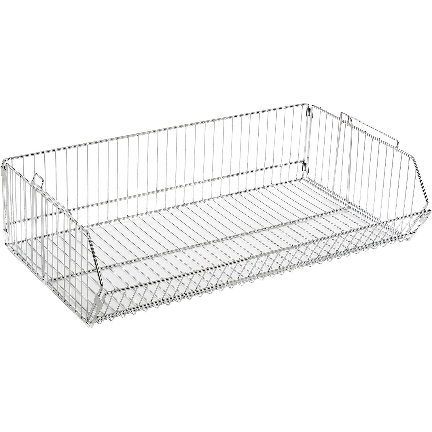 Amazon.com: Global Industrial Stackable/Interlocking Wire Storage Bin ...