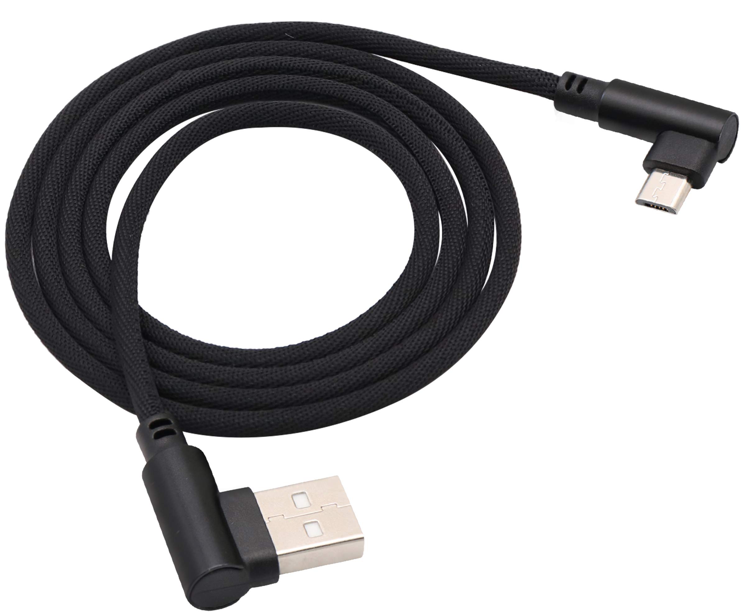 90 Degree Right Angle Charger Cable 3.3ft Braided 240W USB C 3.2 ...