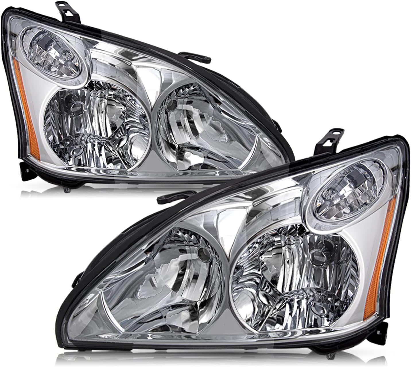 Amazon.com: TUSDAR Halogen Headlight Assembly w/o HID for 2004-2006 ...