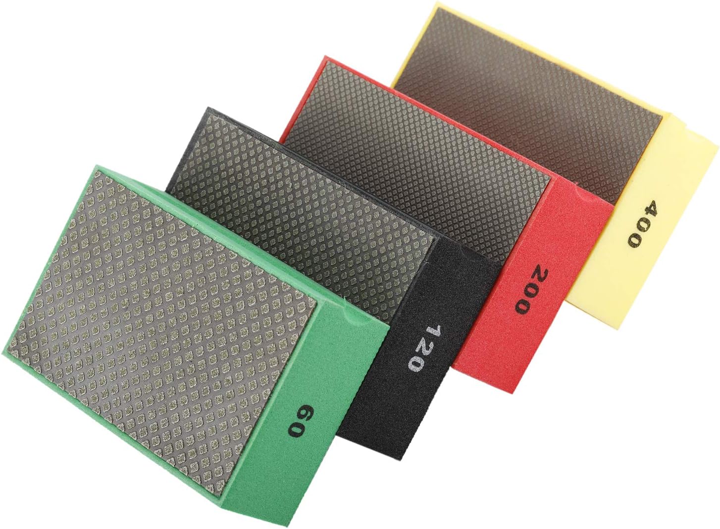 YaeMarine Sanding Blocks Diamond Polishing Hand Pads Block For Granite ...