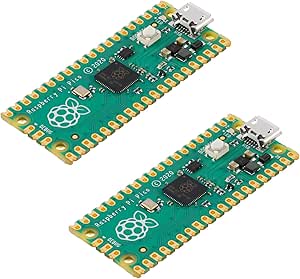 Amazon.com: 2Pcs Raspberry Pi Pico Development Board, Raspberry Pi RP2040 Dual-core ARM Cortex ...
