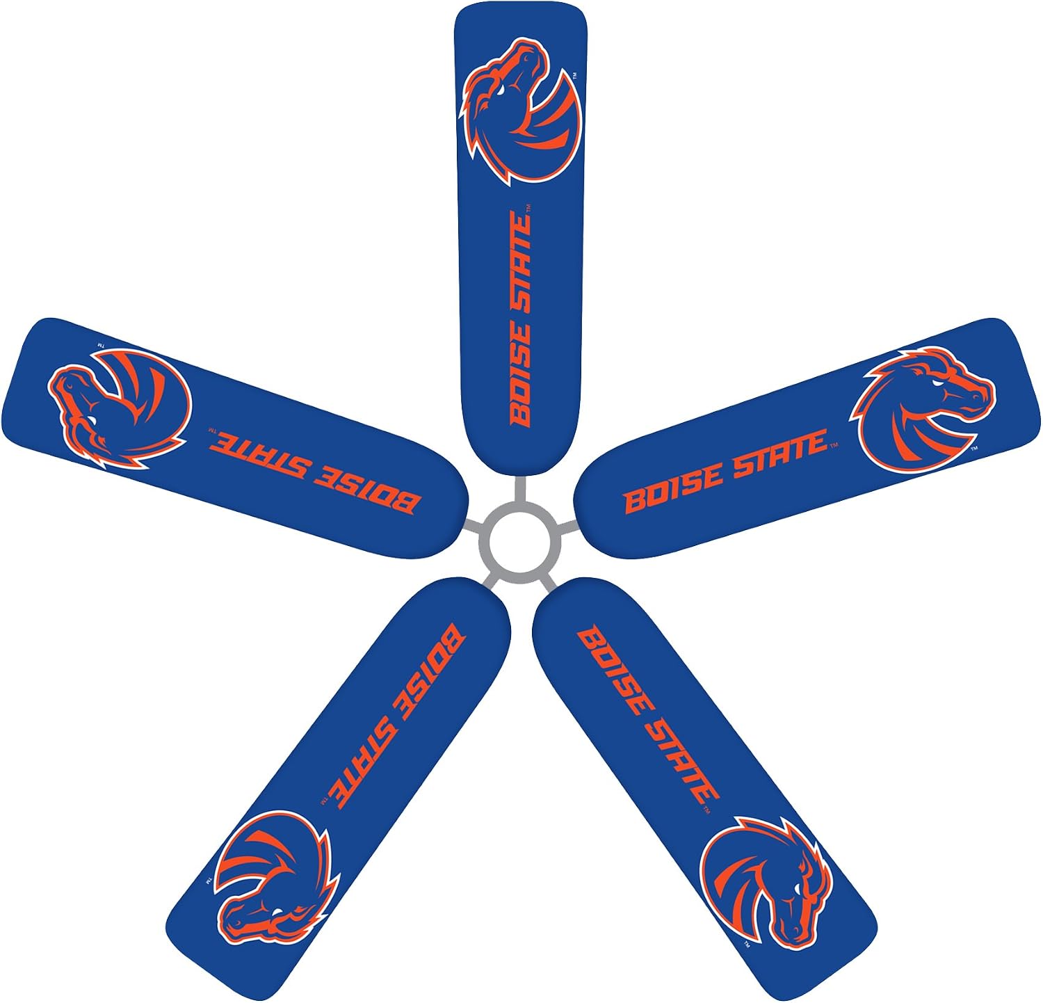 Fan Blade Designs 6612 Ceiling Fan Blade Covers, Boise State Broncos ...