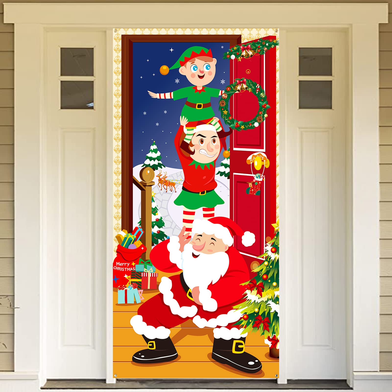 Funny Christmas Door Decorating Ideas