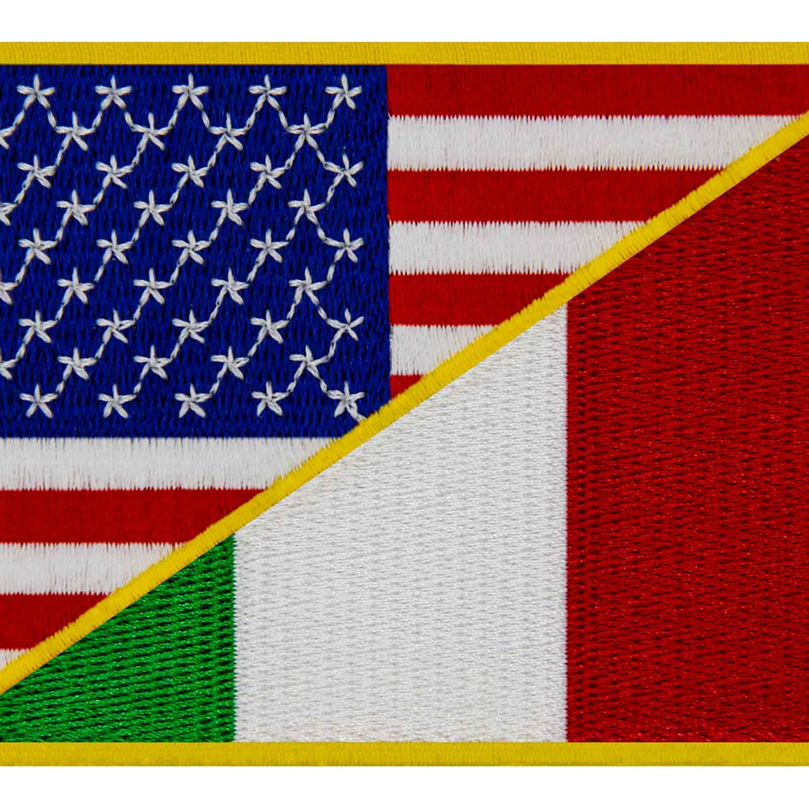 American Borders And Italian Flag American And Italian Flag Etsy