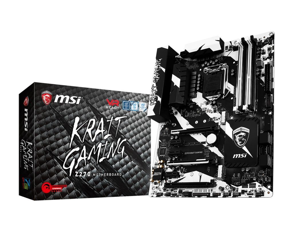 Amazon.in: Buy MSI Z270 Krait Gaming Black and White VR Ready SLI ...