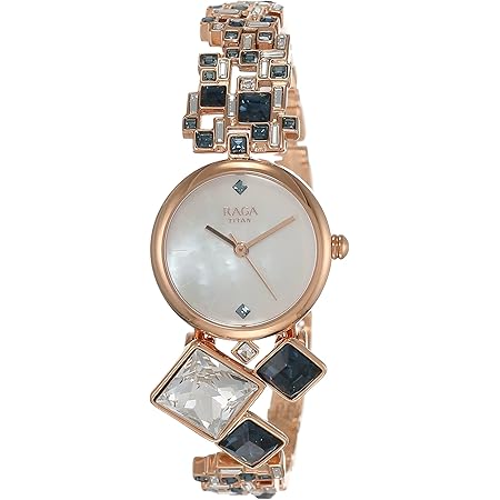 Titan Raga Cocktails Analog Mother of Pearl Dial Women's Watch ...
