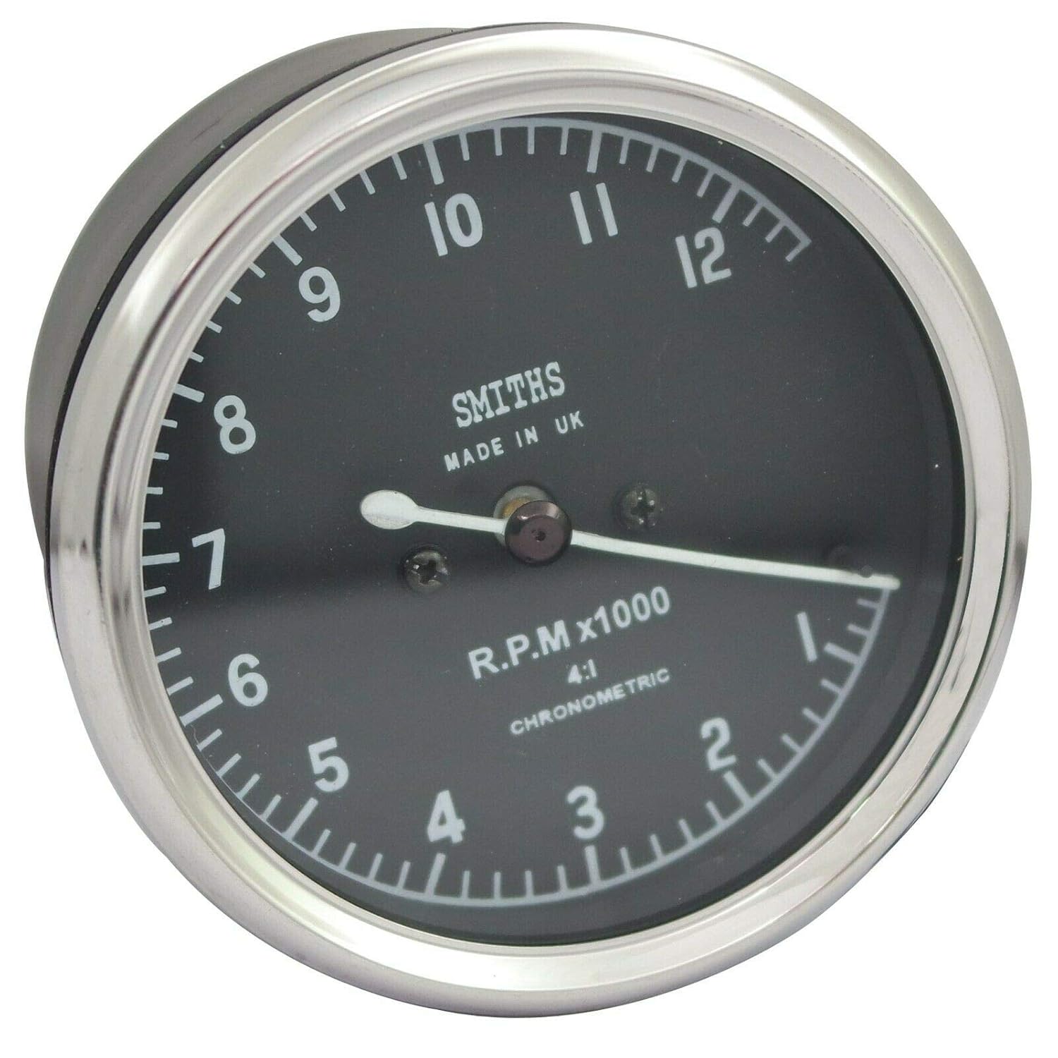 Chronometric Smiths Replica Tachometer 0-12 RPM x 1000 Dia 80 mm ...
