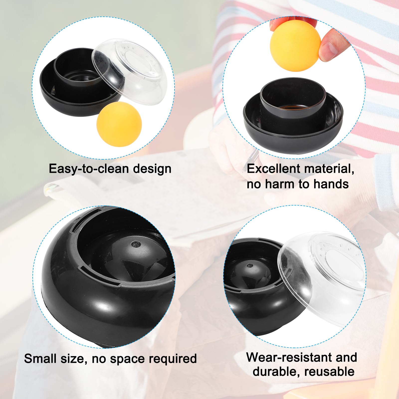 PATIKIL 3 Inch Dia Finger Wet Sponge, 4 Piece Finger Damper for Bank ...