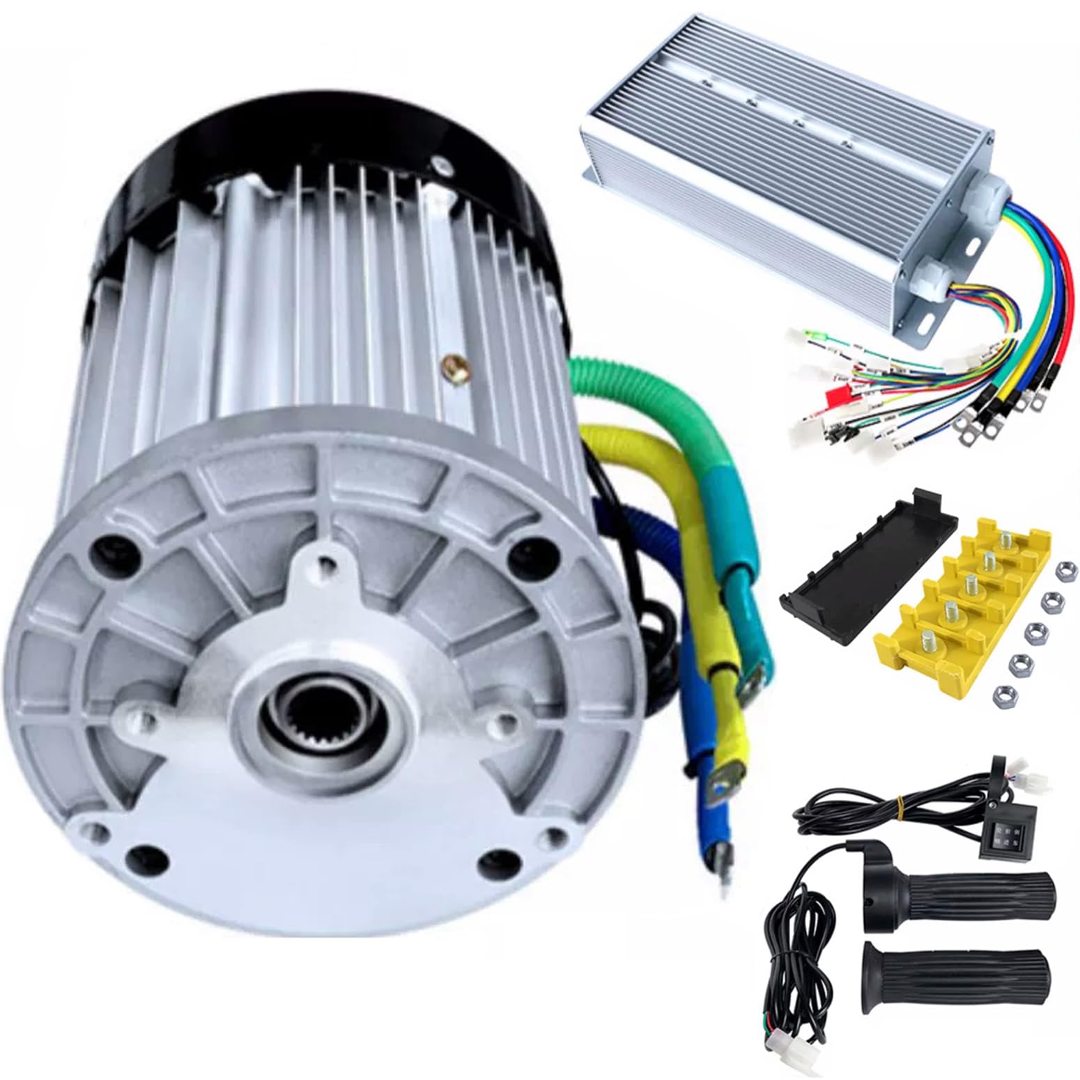 Buy ZHOZHUT 1200W / 2200W Electric Brushless DC Motor Kit 60V/72V ...