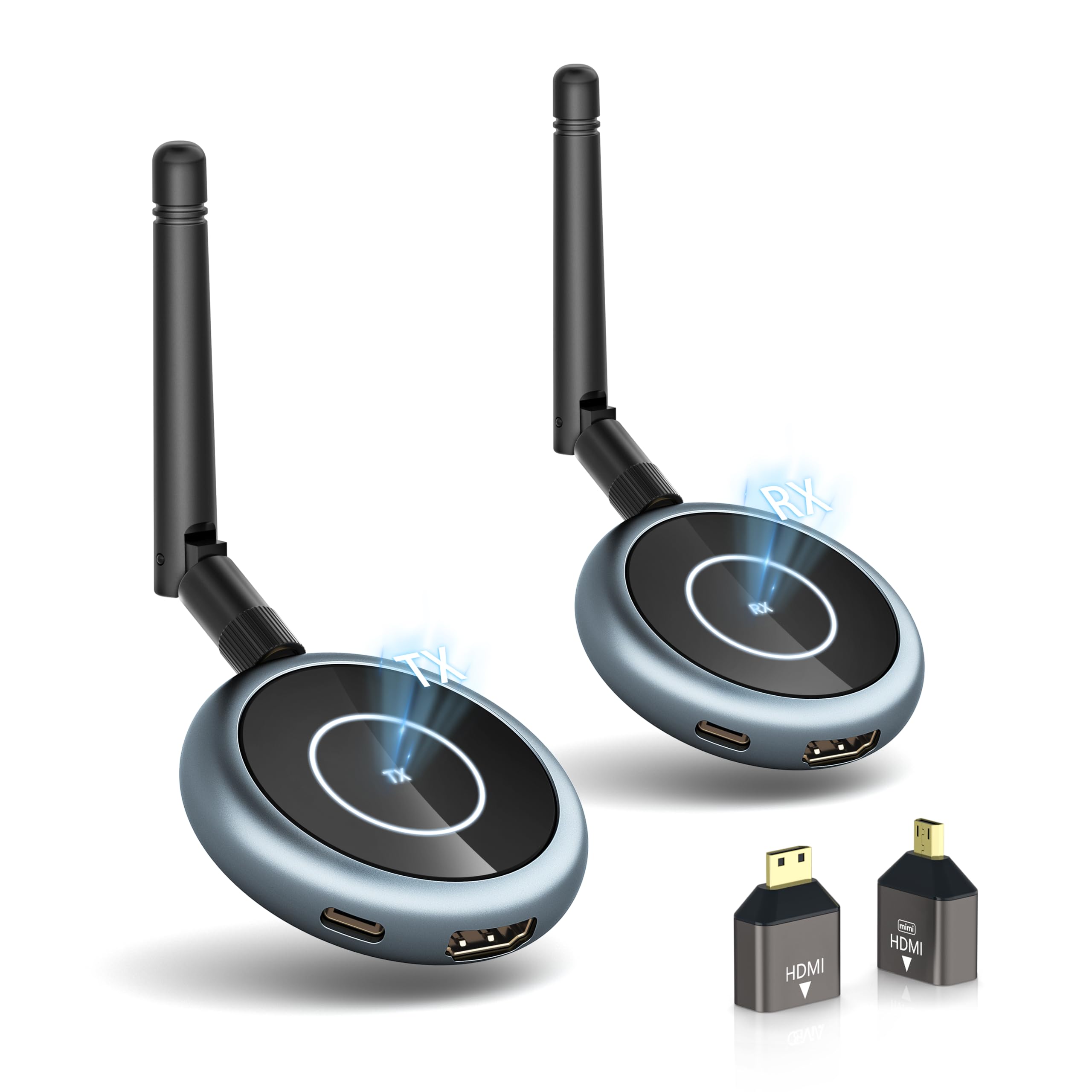 Amazon.com: DARLYOR Wireless HDMI Transmitter and Receiver, Plug and ...