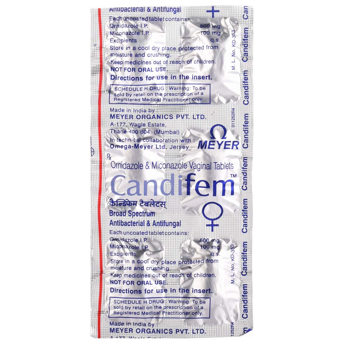 Candifem - Strip of 6 Tablets : Amazon.in: Health & Personal Care