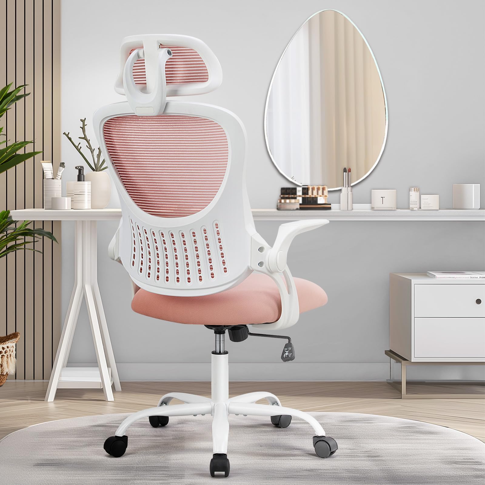 Amazon.com: SMUG Home Office Desk Chair, Ergonomic Computer Managerial ...