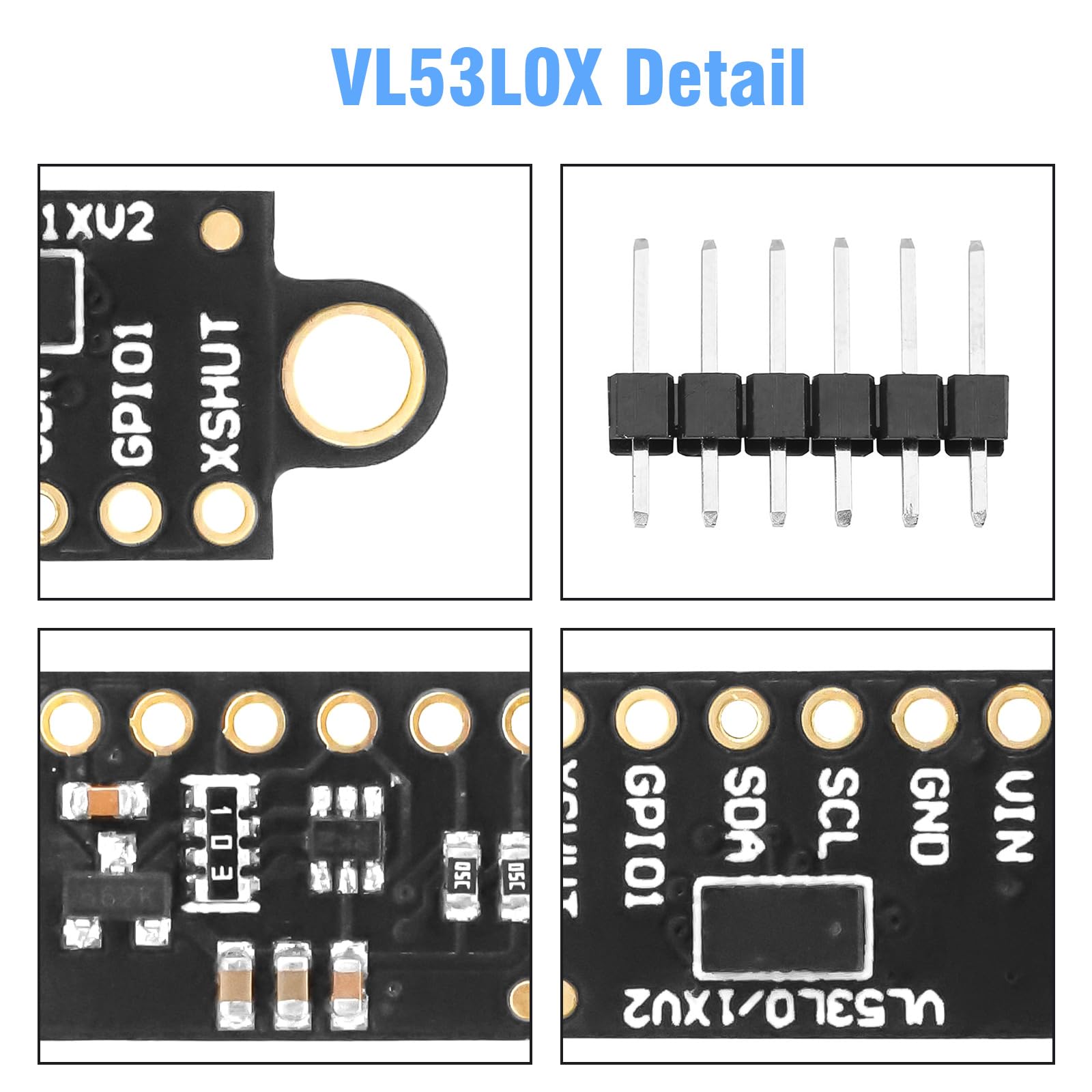 Vl53l1x Distance Sensor New VL53L1X Laser Ranging Flight Time Sensor ...