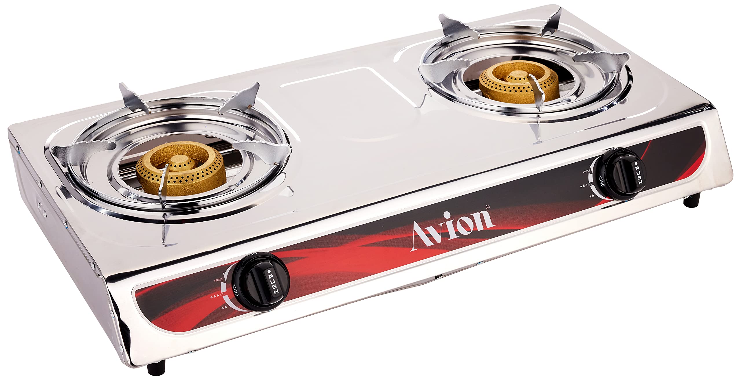 Avion Double Burner Gas Stove | Durable Cast Iron Beehive Burner | Auto ...
