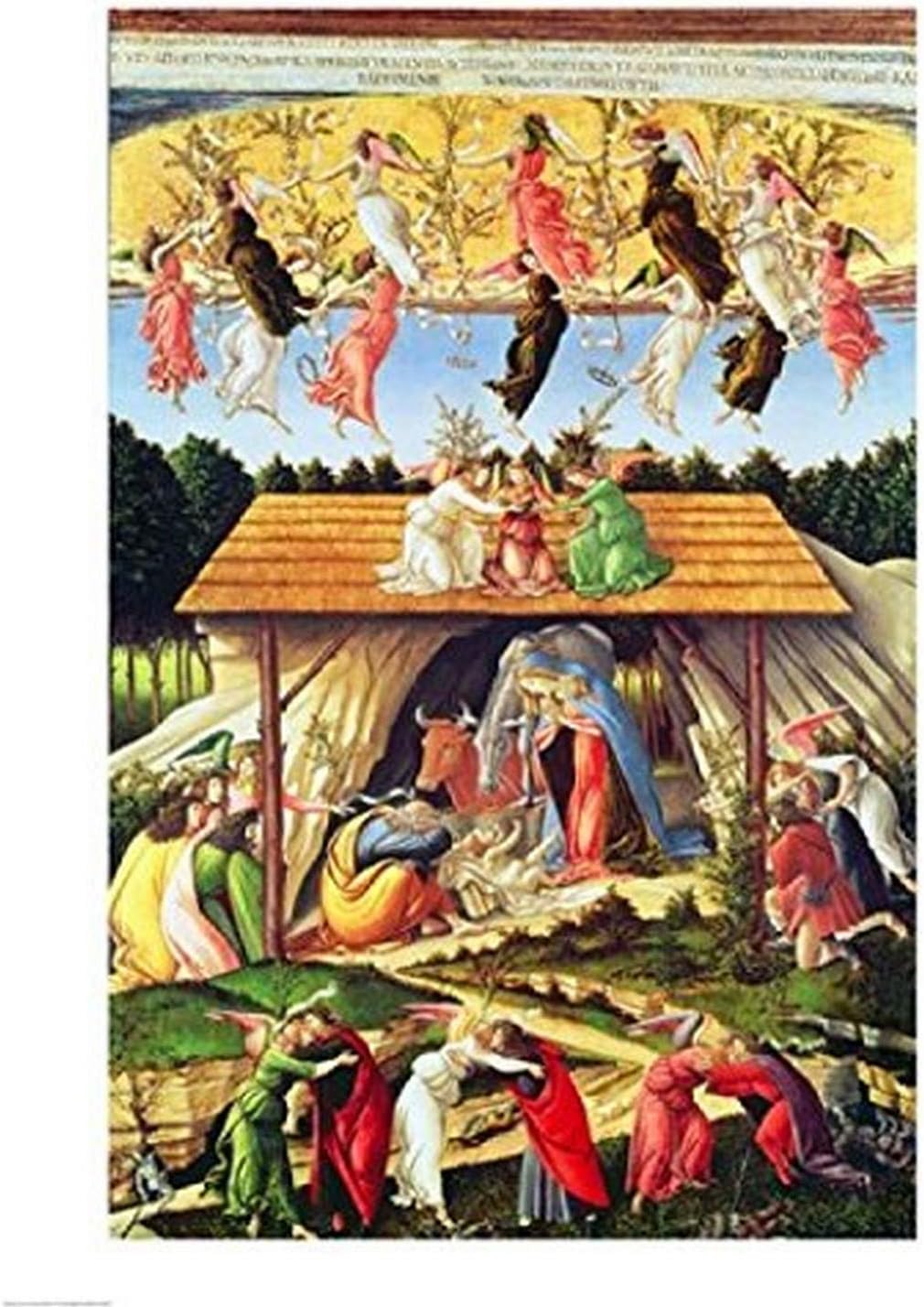 Amazon.com: Mystic Nativity 1500 Poster Print by Sandro Botticelli (18 ...