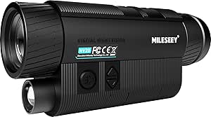 Amazon.com: MILESEEY Night Vision Monocular, NV20 Night Vision Monoculars for Hunting with 5 ...