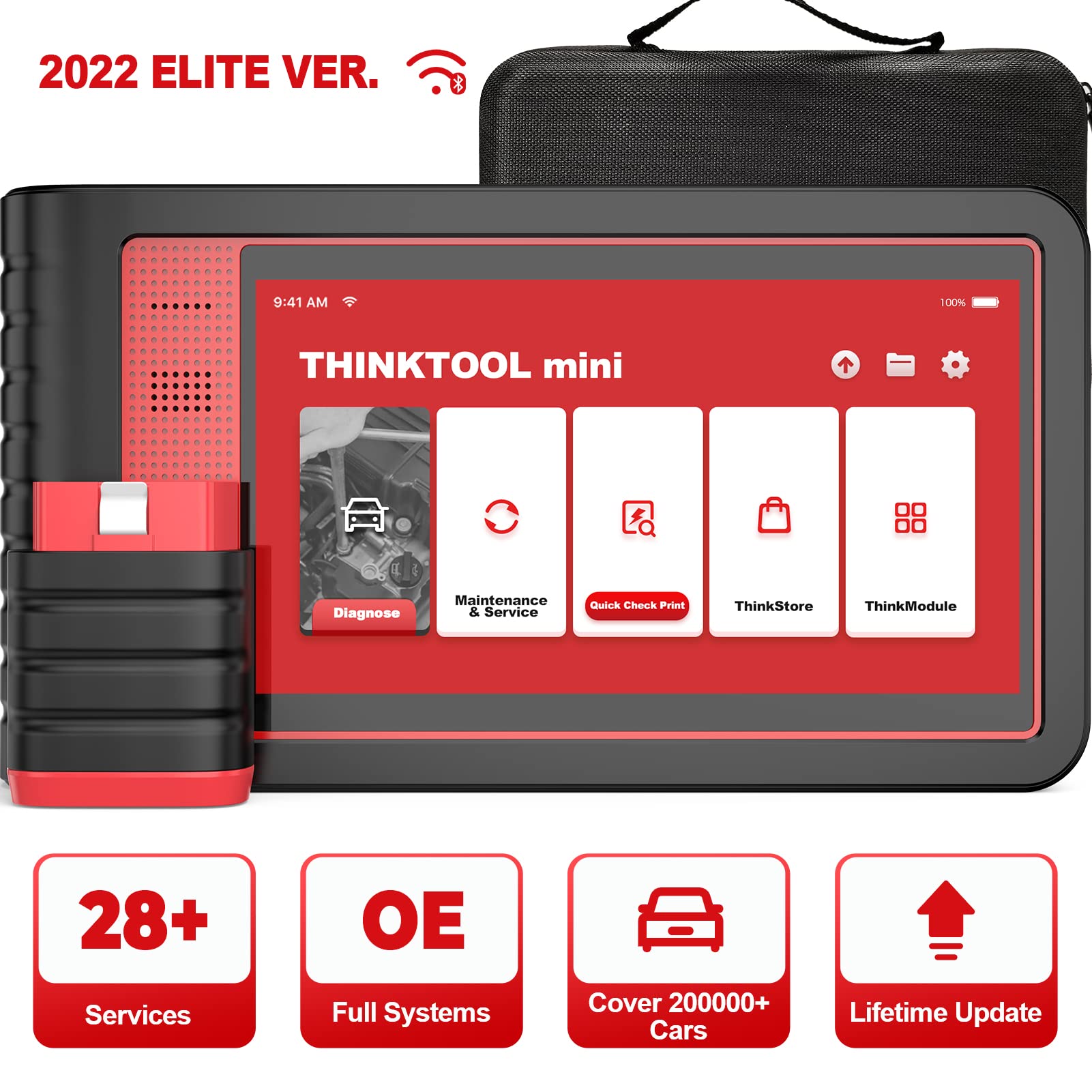 Buy Thinkcar OBD2 Scanner, 2022 Thinktool Mini Bidirectional Scan Tool ...